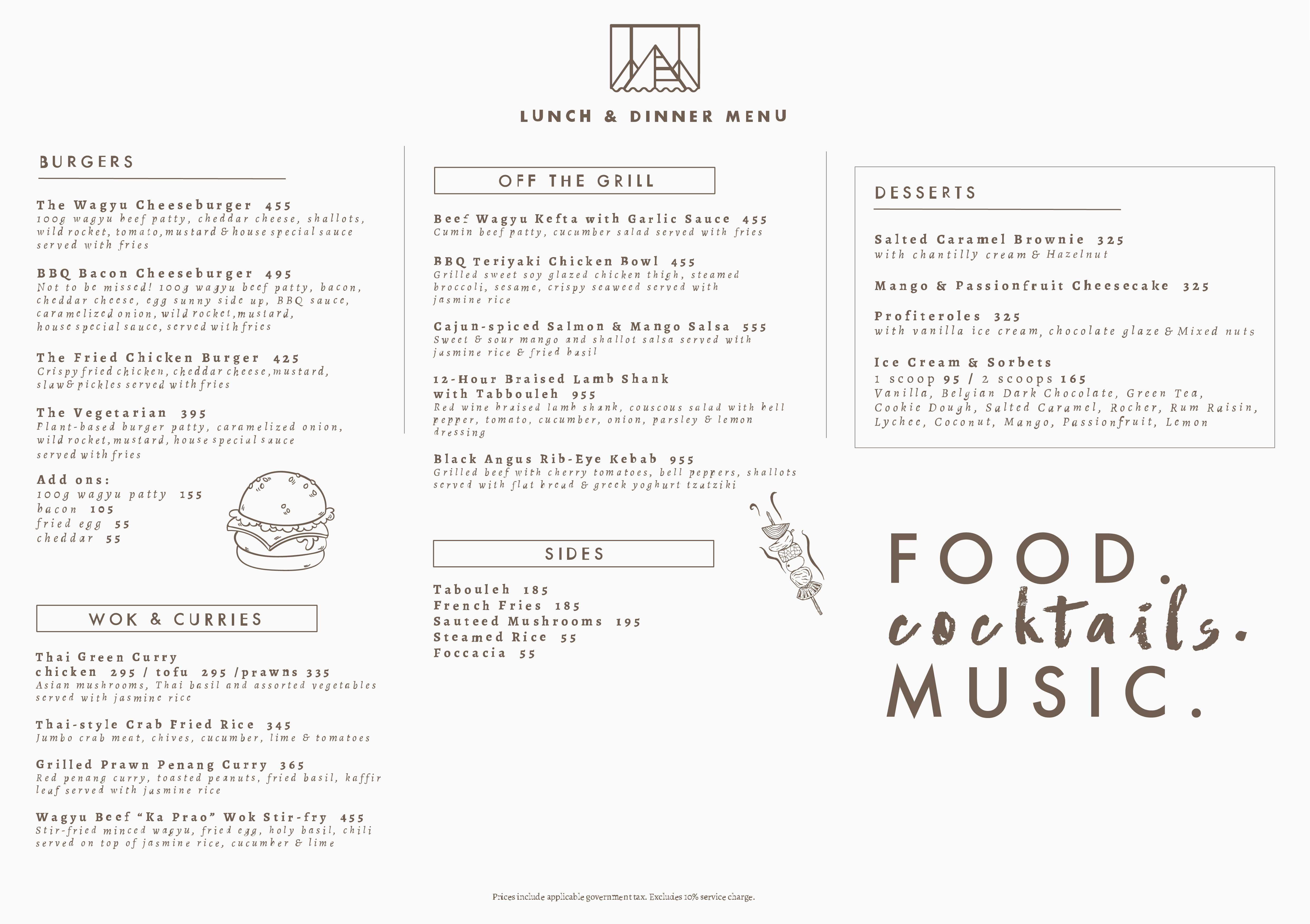 Menu – The Sundeck